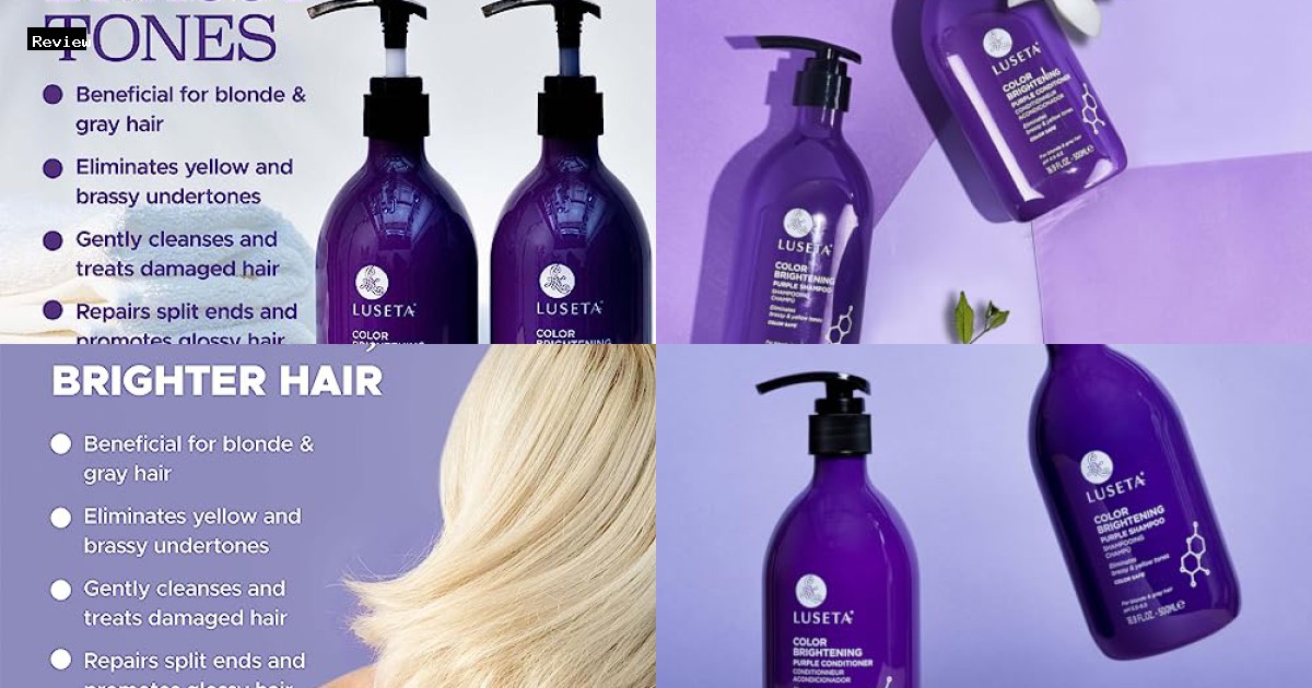 Luseta Purple Shampoo & Conditioner Review | August 7, 2025