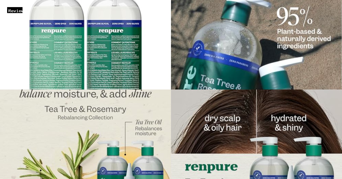 Renpure Tea Tree & Rosemary Shampoo Review | August 7, 2025