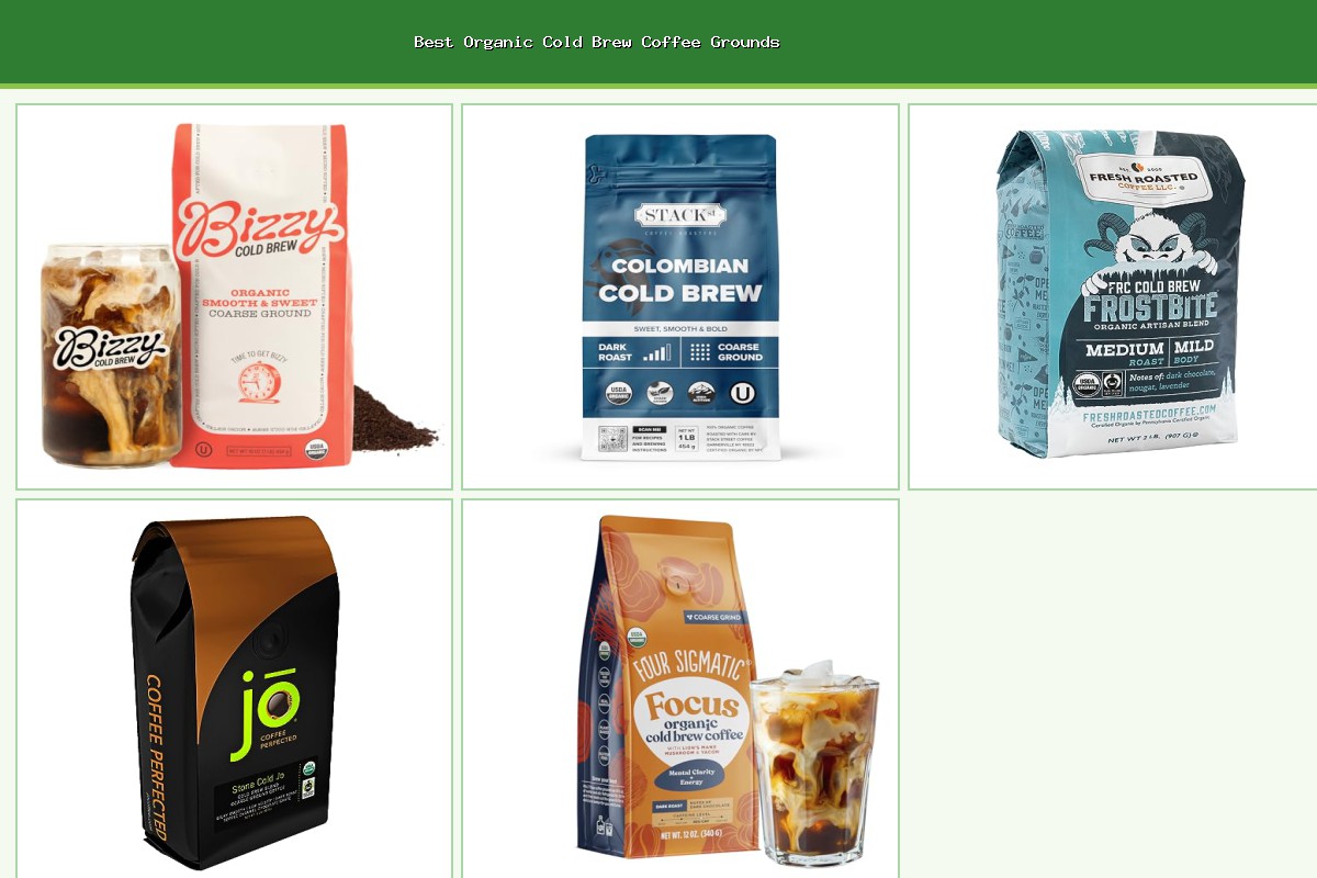 Fascinating Best Cold Brew Coffee Grounds Photos
