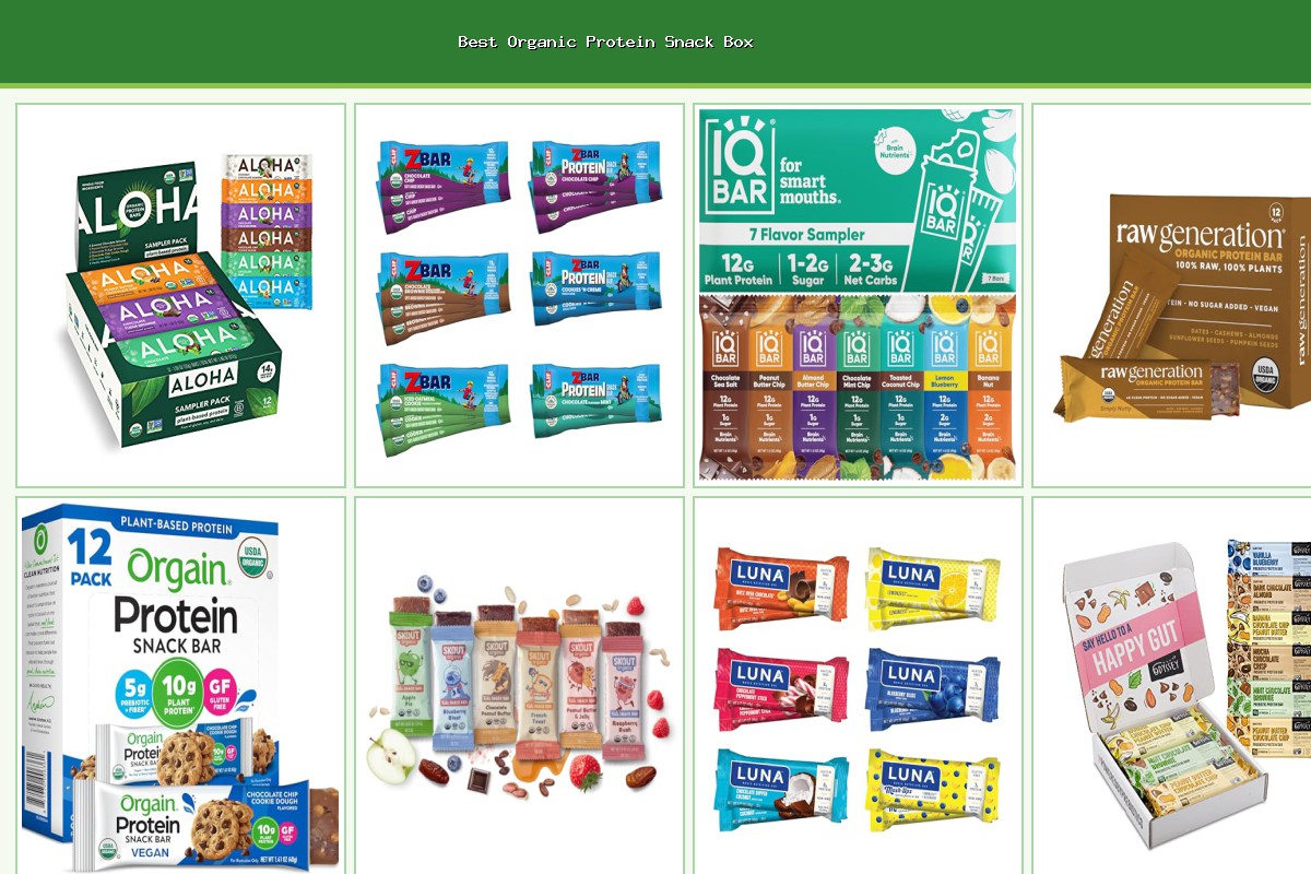 Best Organic Protein Snack Box | October 5, 2025