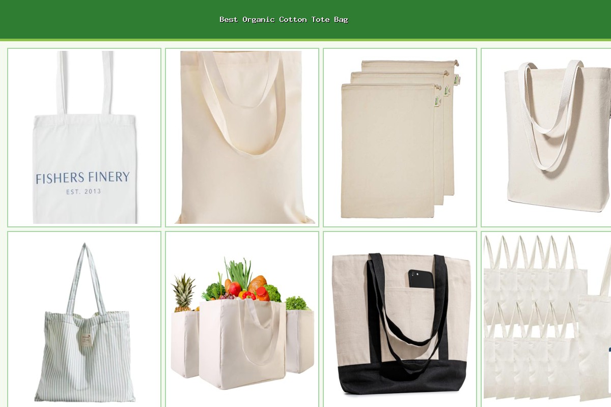 Best Organic Cotton Tote Bag | August 8, 2025